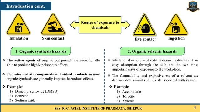 Chemical hazards | PPTX | Chemistry | Science