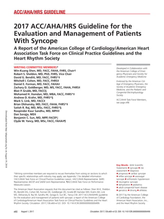 Samir rafla 2017 guidelines-evaluation and management of patients with ...