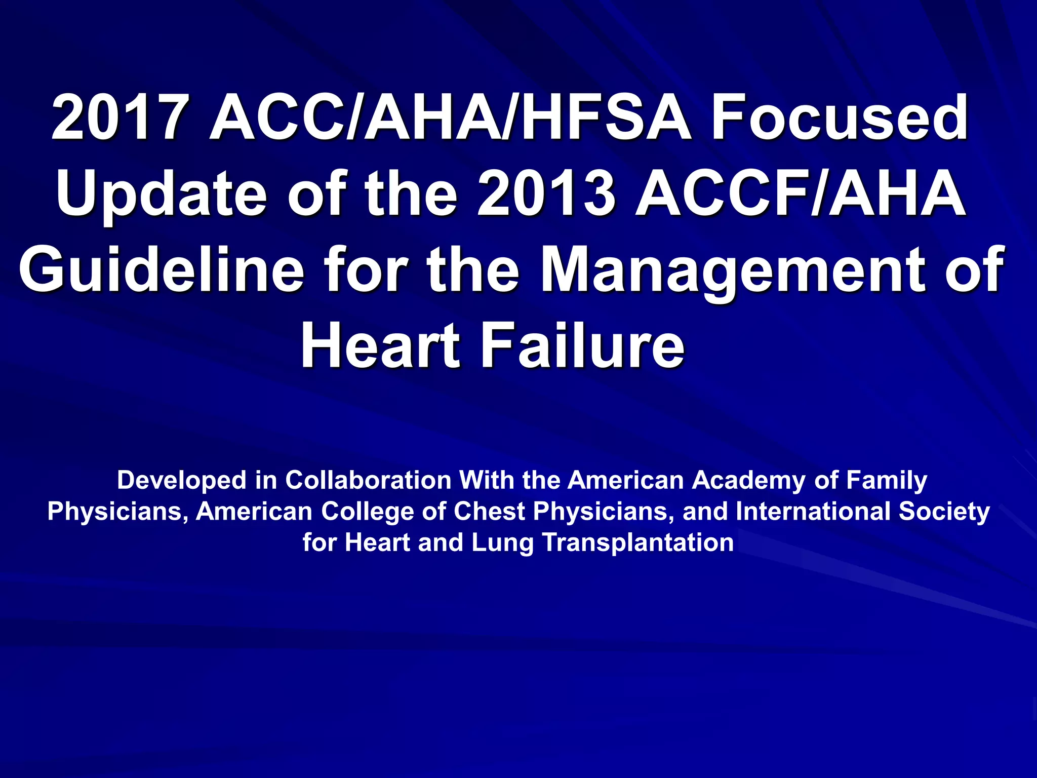Samir rafla acute heart failure- guidelines 2017 | PDF