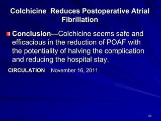 Samir rafla post cardiac surgery atrial fibrillation | PPT