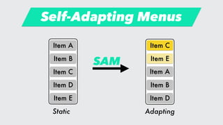 SAM: Self-Adapting Web Menus (IUI 2019) | PDF | Web Development | Internet