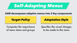 SAM: Self-Adapting Web Menus (IUI 2019) | PDF | Web Development | Internet