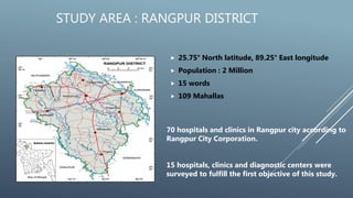 WASTE MANAGEMENT AND HEALTH STATUS IN RANGPUR CITY | PPTX