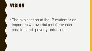 WIPO - The World Intellectual Property Organization . | PPTX