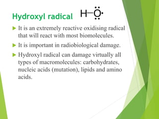 FREE RADICALS & ANTIOXIDANTS | PPTX