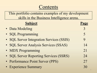 Sam Kamara Business Intelligence Portfolio | PDF