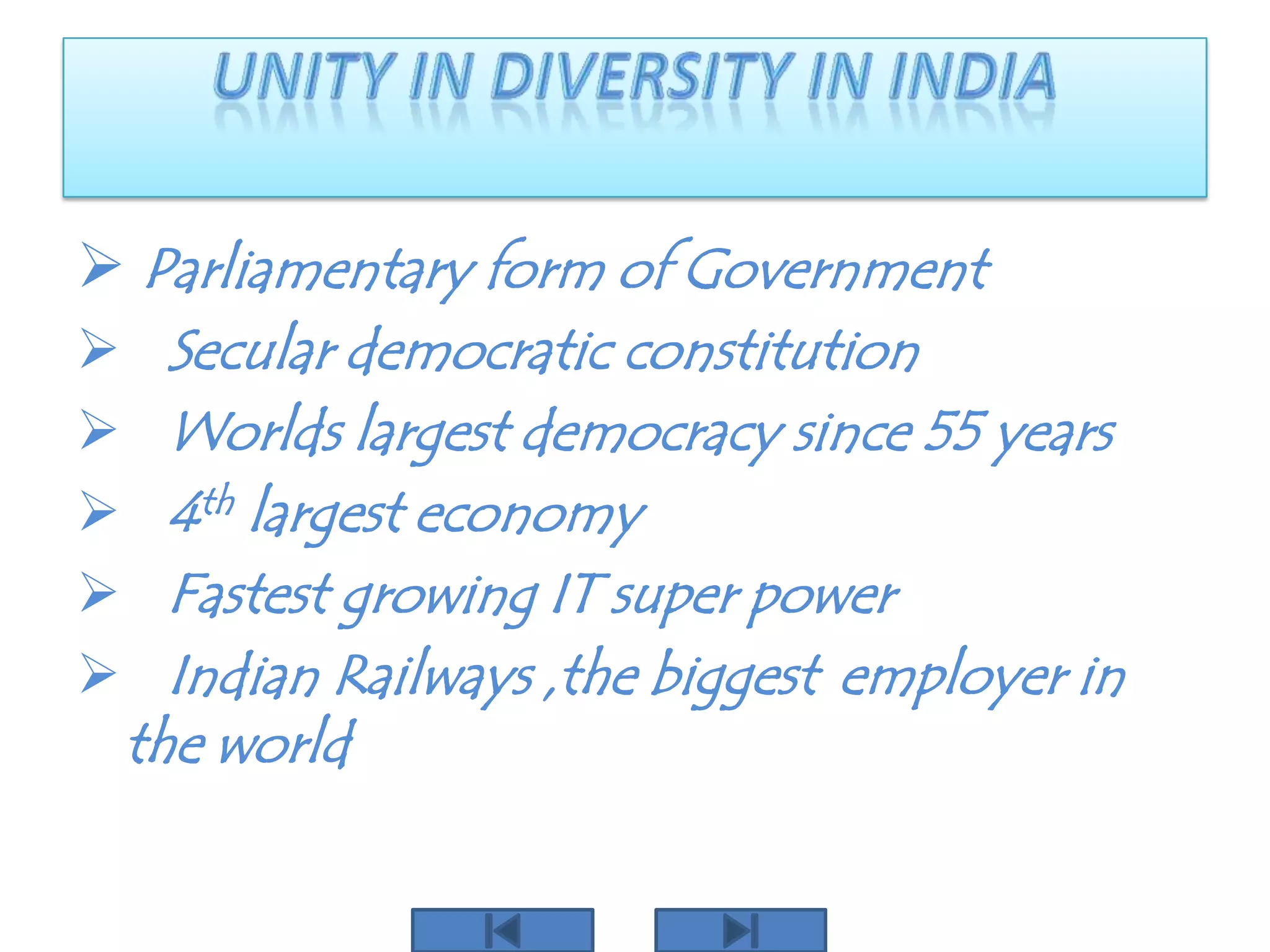 unity in diversity | PPTX