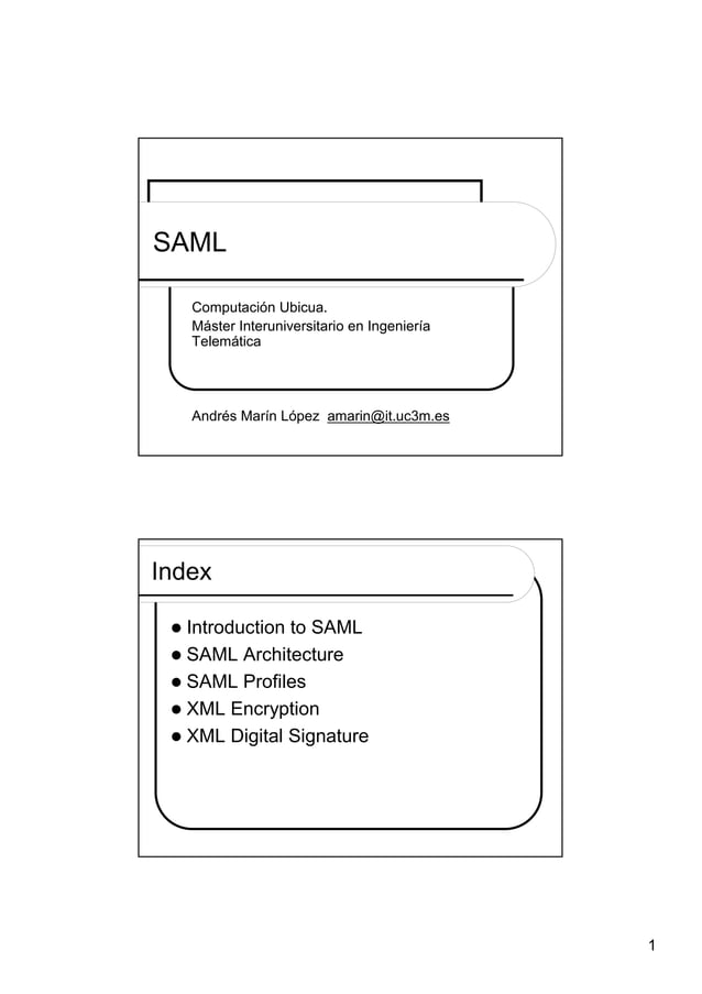 Saml | PDF | Internet | Computing