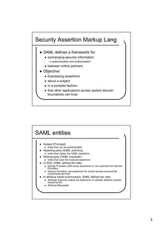 Saml | PDF | Internet | Computing