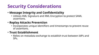 Understanding SAML 2.0: Enhancing Secure Authentication | PPTX
