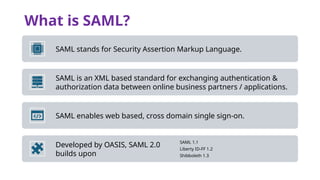 Understanding SAML 2.0: Enhancing Secure Authentication | PPTX