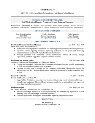 Sam Lark's Resume | DOCX