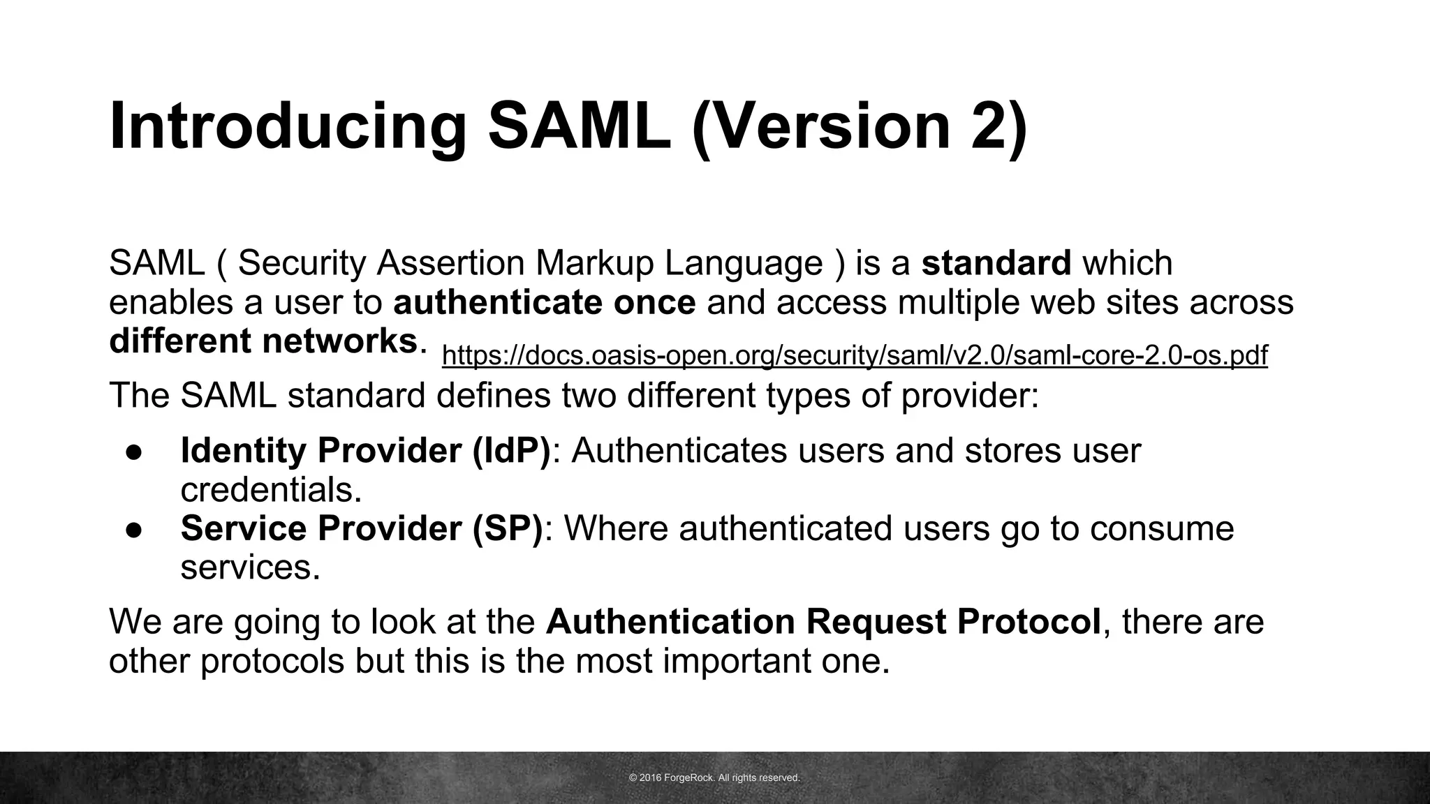 Introduction to SAML & OIDC | PDF