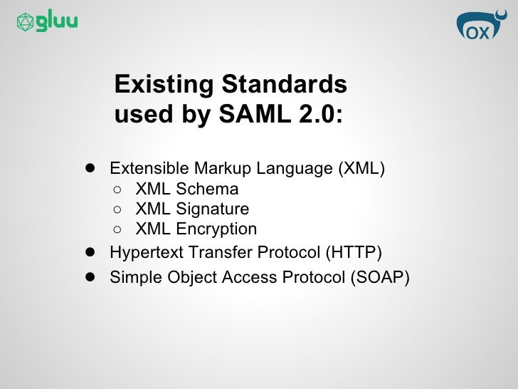 SAML Protocol Overview SAML Protocol Overview