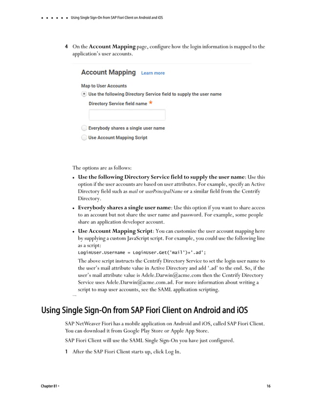 Saml sap netweaver_fiori | PDF