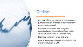Biological variation as an uncertainty component | PPTX