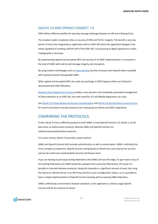 SAML VS OAuth 2.0 VS OpenID Connect | PDF