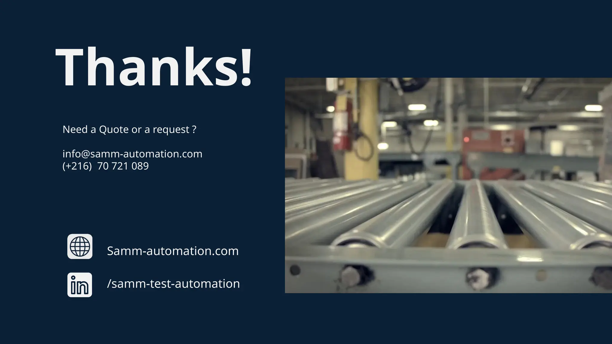 SAMM Test & Automation company presentation 2025 | PPTX