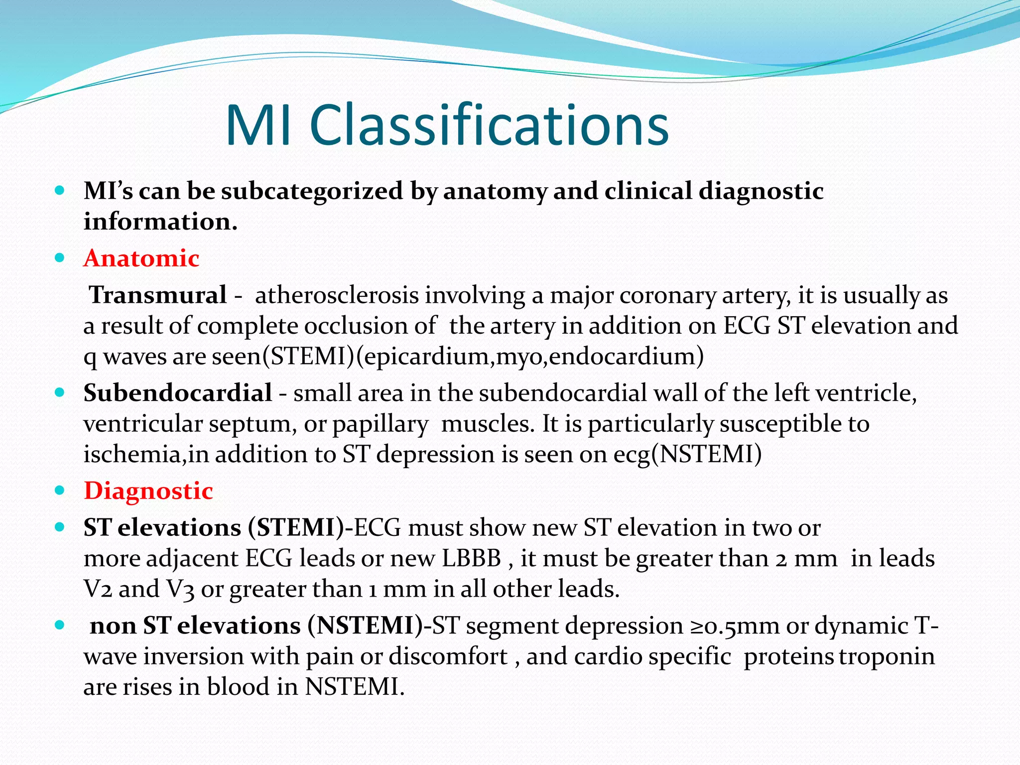 myocardial infarction | PPTX