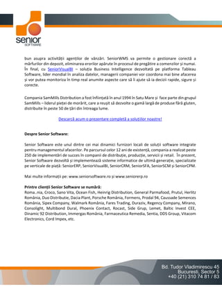 Sam mills distribution isi gestioneaza afacerea de 97 milioane RON cu ...