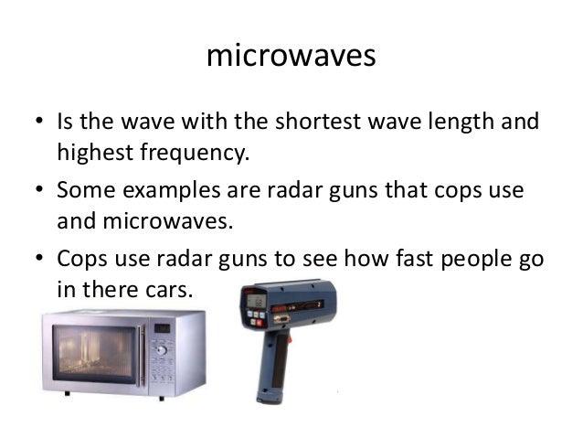 Microwave Waves Examples