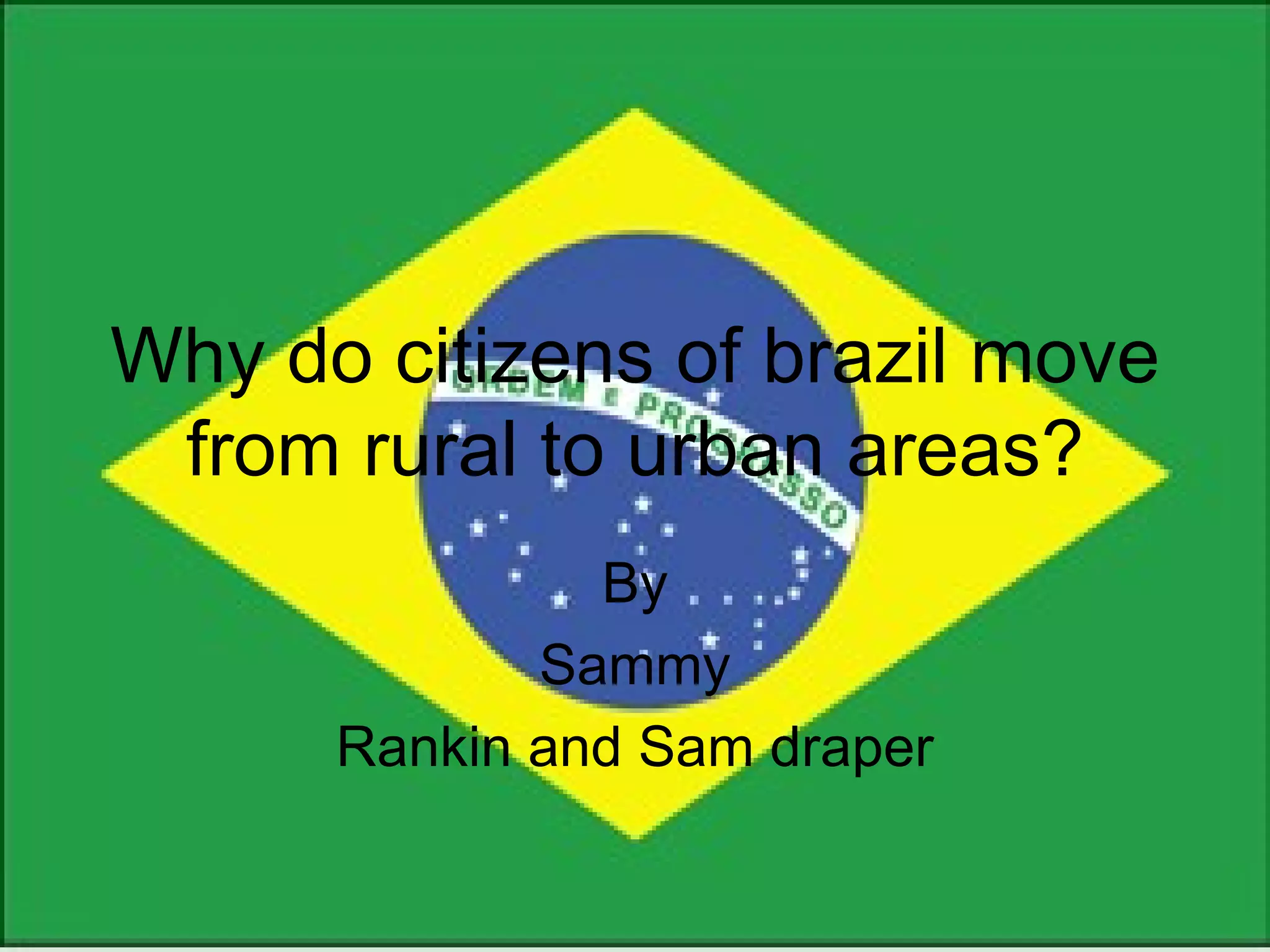 sammys and sam presentation on moving to a urban area | PPT