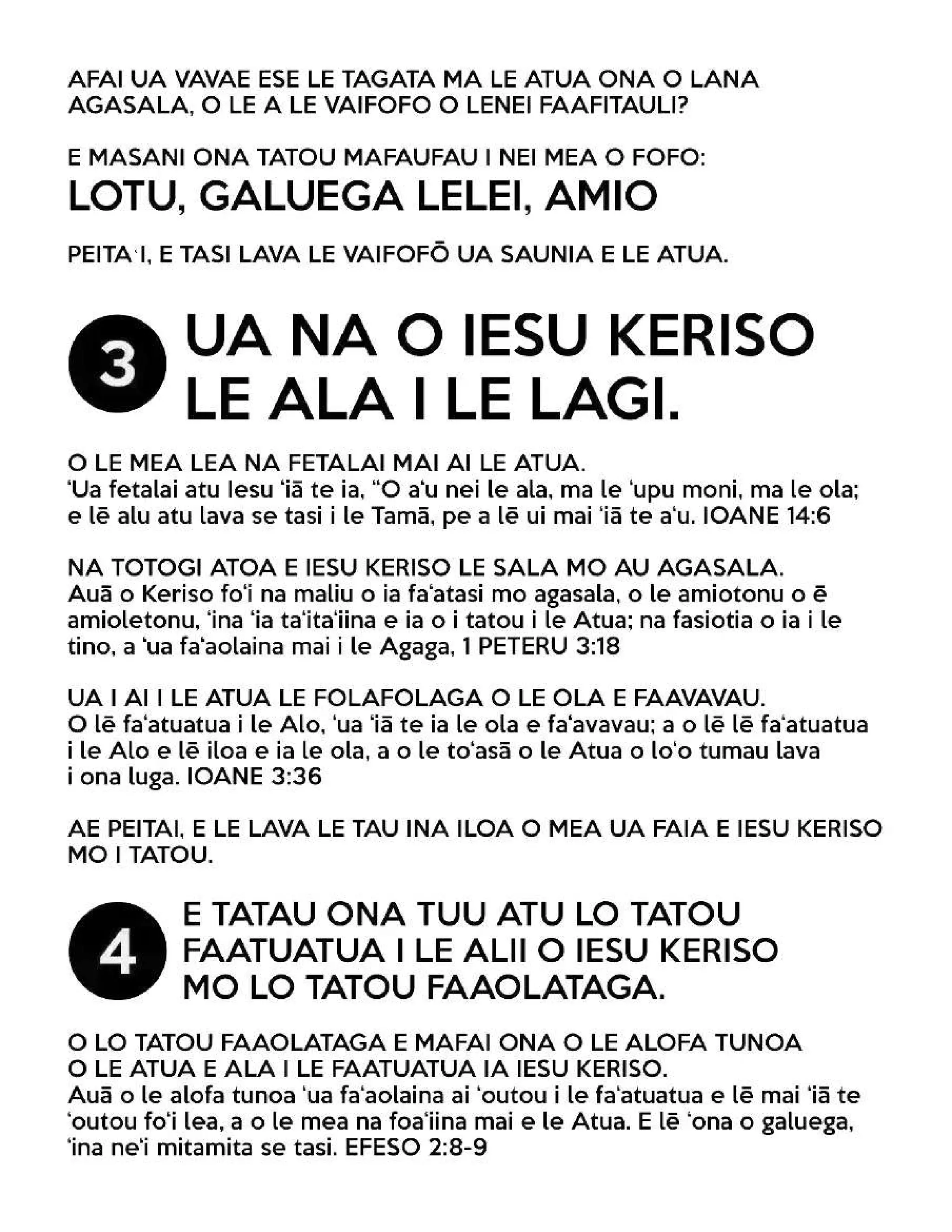 Samoan Gospel Tract - A Memorial to Mary of Bethany | PDF