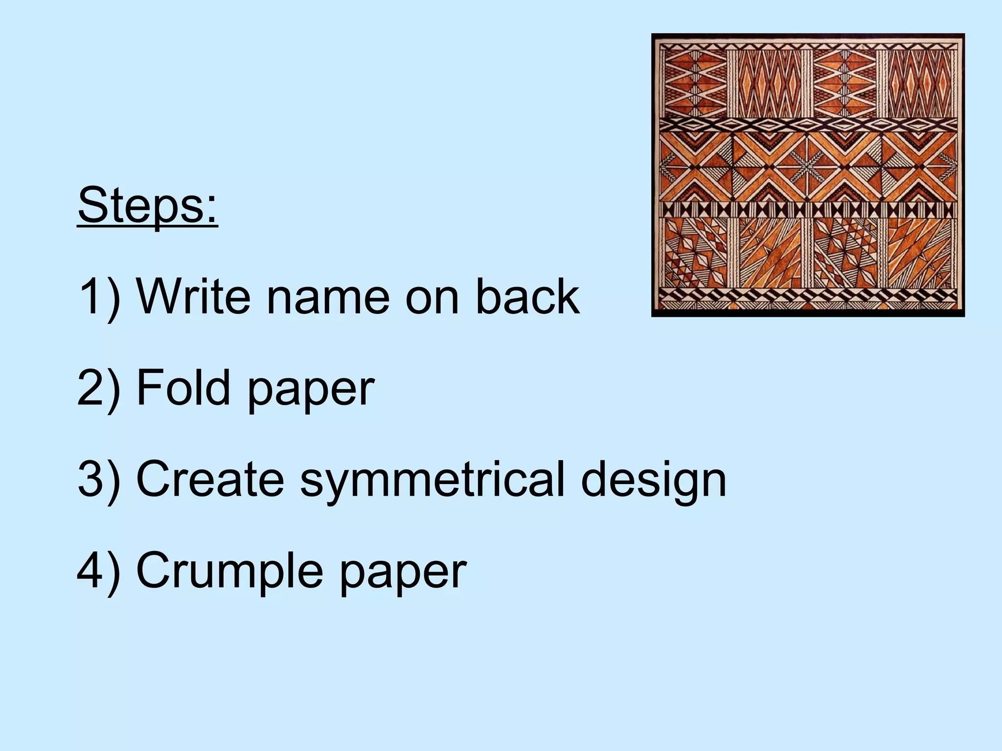 Samoan siapo bark cloth | PPT