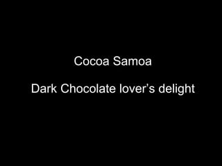 Cocoa Samoa Presentation | PPT