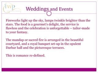 Samode Bagh & Palace, Samode, Jaipur, Rajasthan | PDF