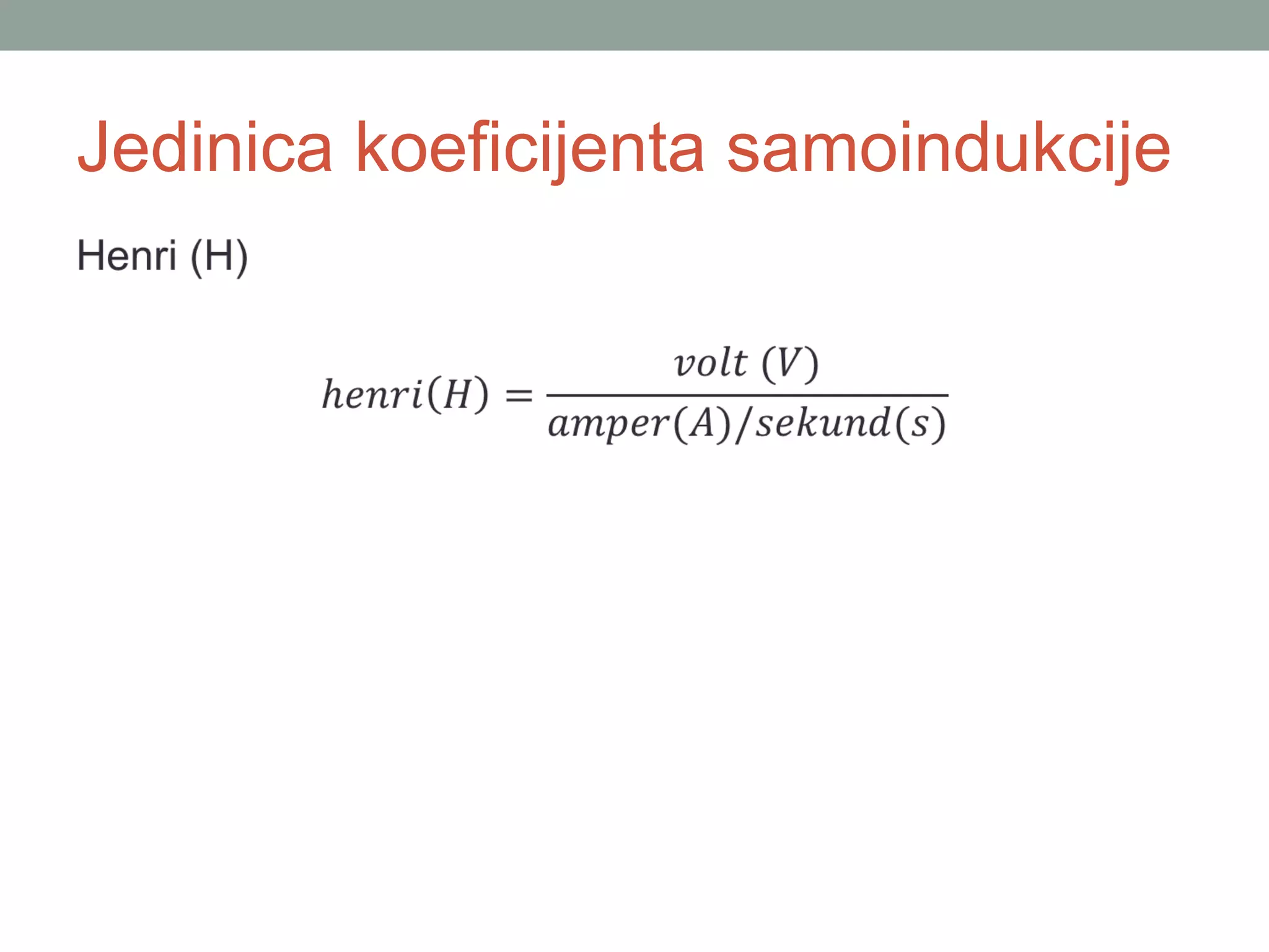 Samoindukcija | PPT