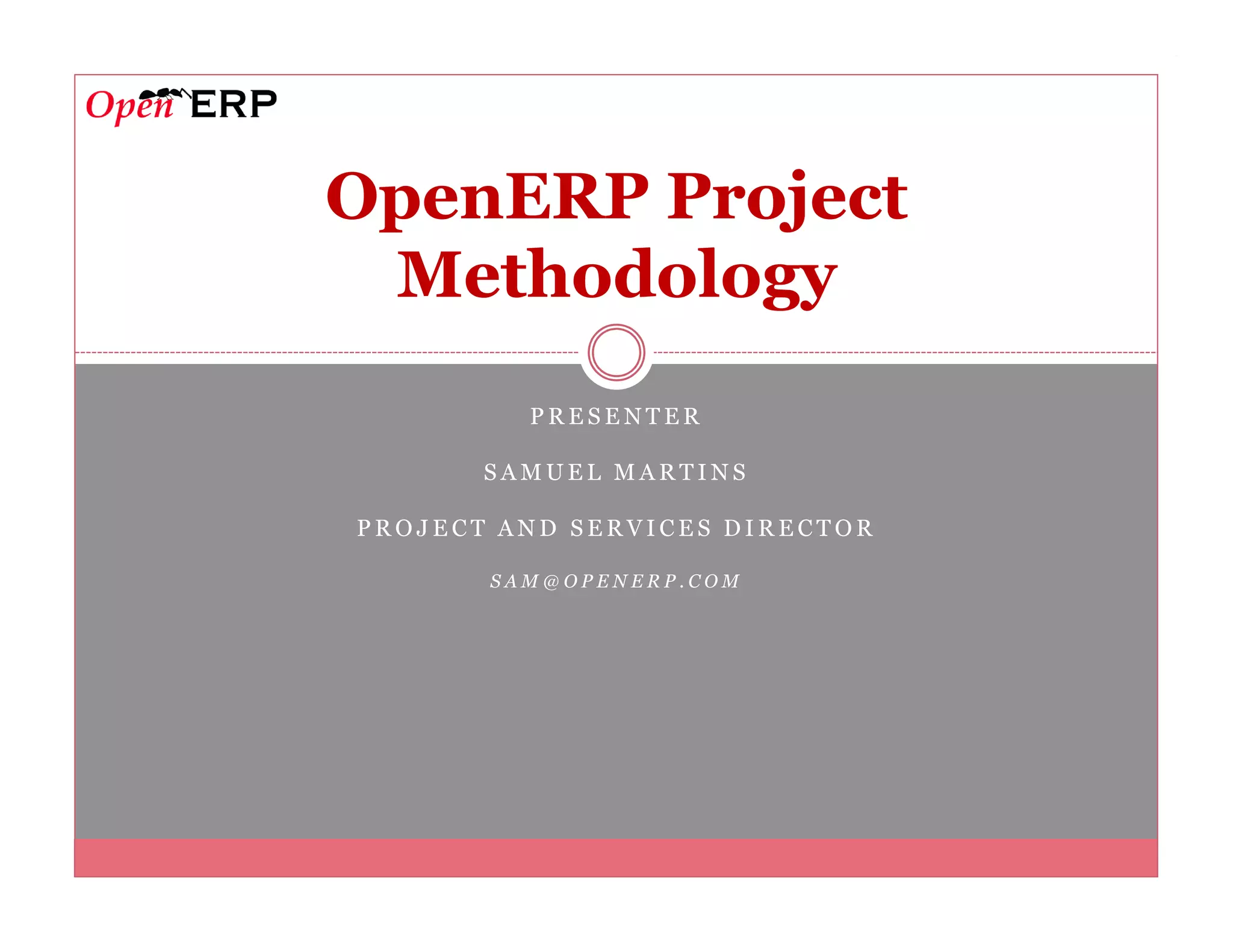 OpenERP - Project Methodology | PDF