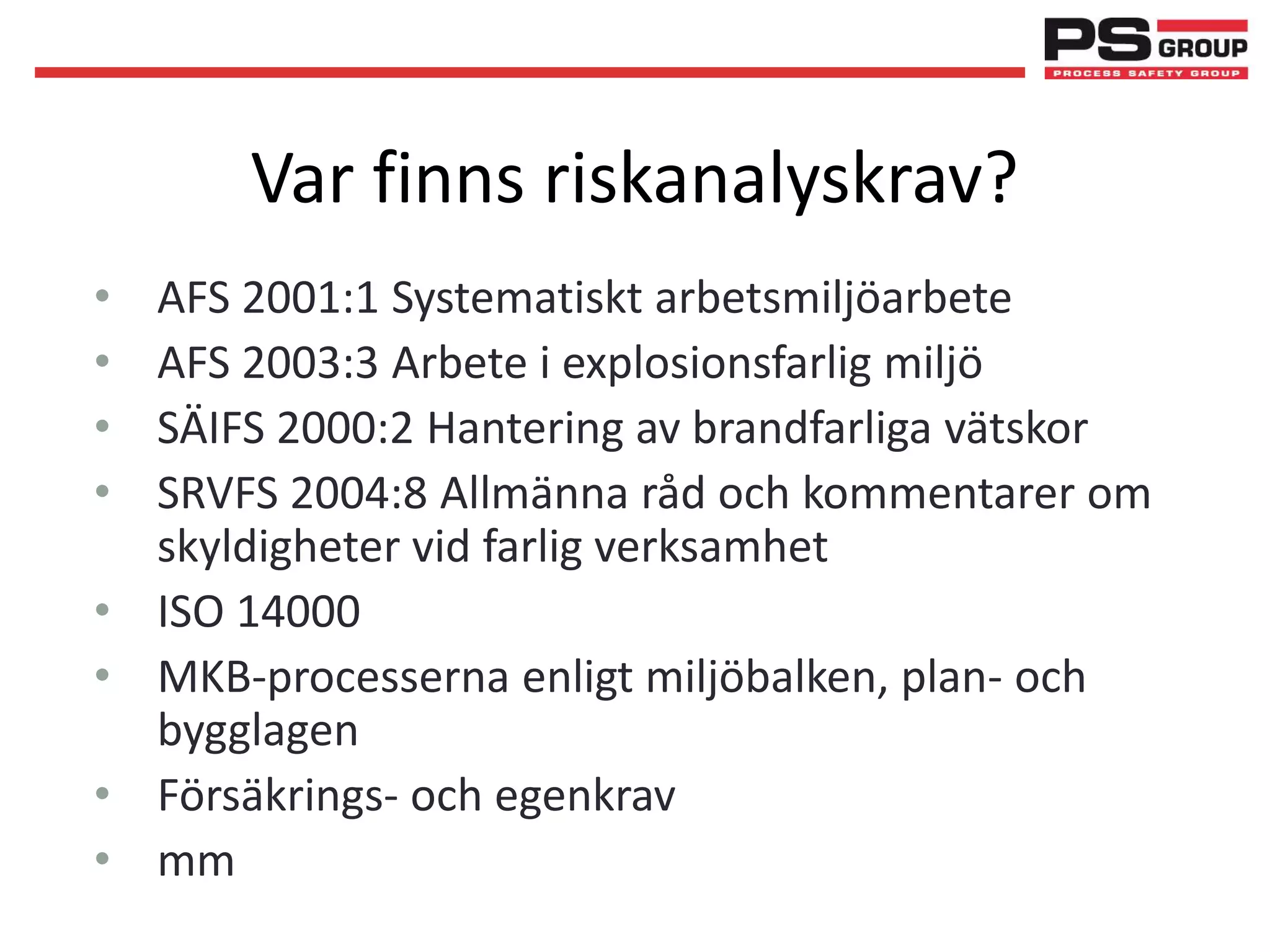 Samordnad riskhantering 2013 | PPTX | Business | Business and Finance