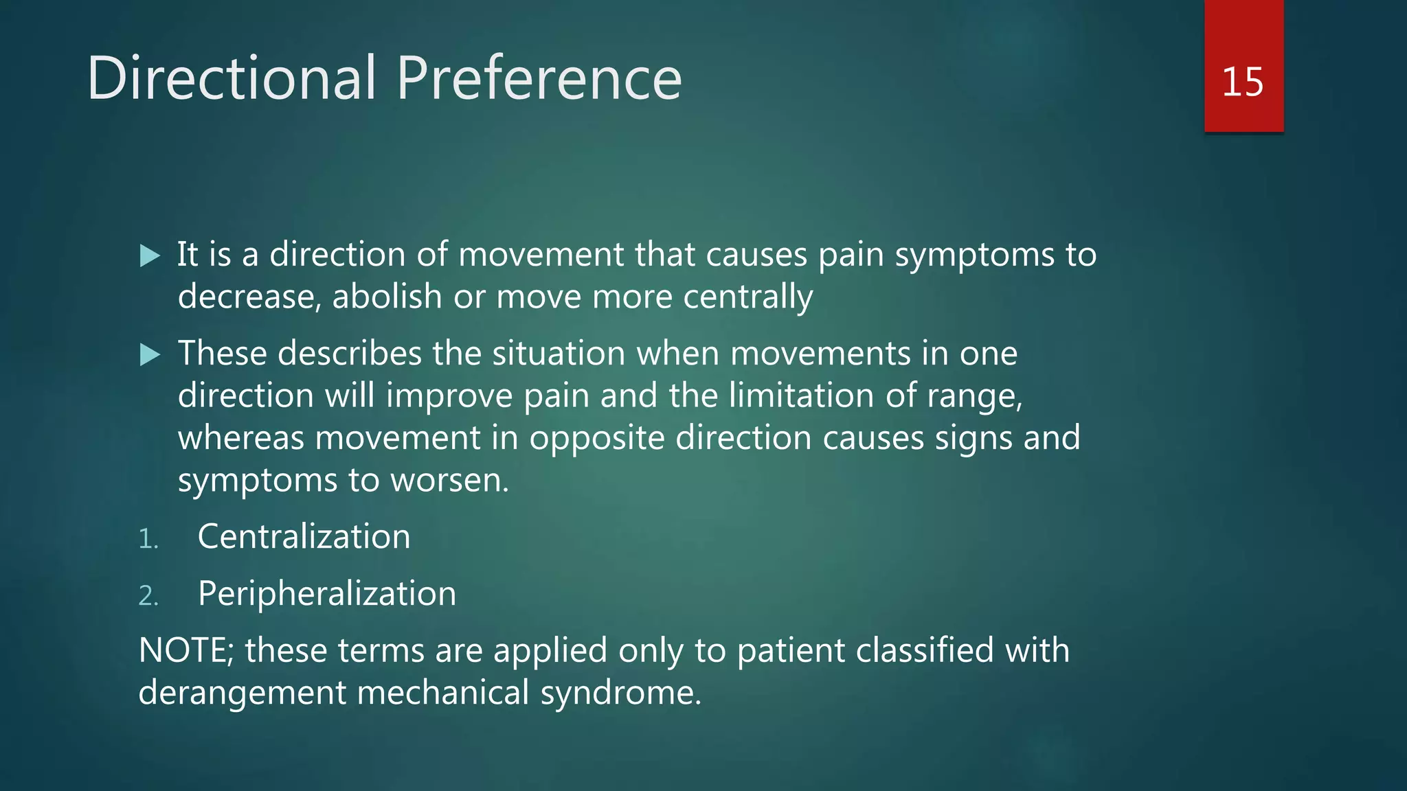 Mechanical Diagnosis and Therapy in Peripheral joint pathology ...