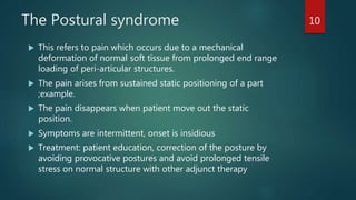 Mechanical Diagnosis and Therapy in Peripheral joint pathology ...
