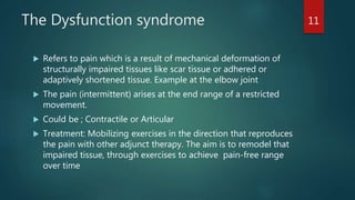 Mechanical Diagnosis and Therapy in Peripheral joint pathology ...