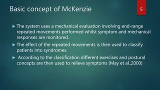 Mechanical Diagnosis and Therapy in Peripheral joint pathology ...