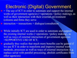 Electronic Open and Collaborative Governance - An Overview | PPTX ...