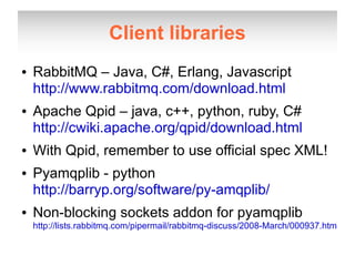 Introduction to AMQP Messaging with RabbitMQ | PDF