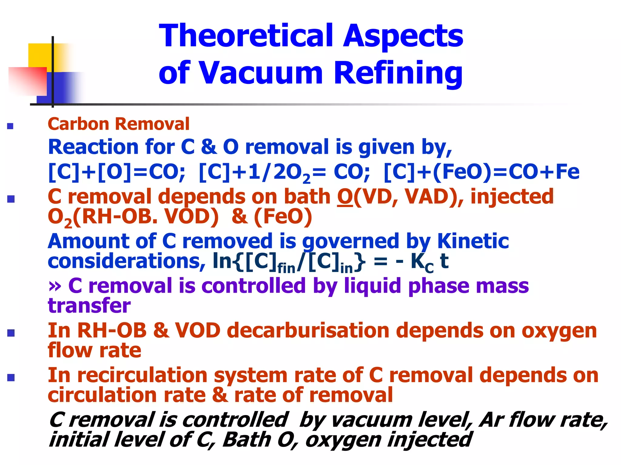 Refractories and Operation of RH and RH-OB Process | PPTX