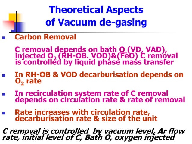 Refractories and Operation of RH and RH-OB Process | PPTX