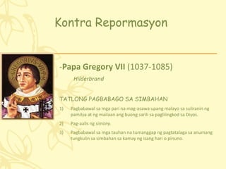 Kontra Repormasyon | PPTX