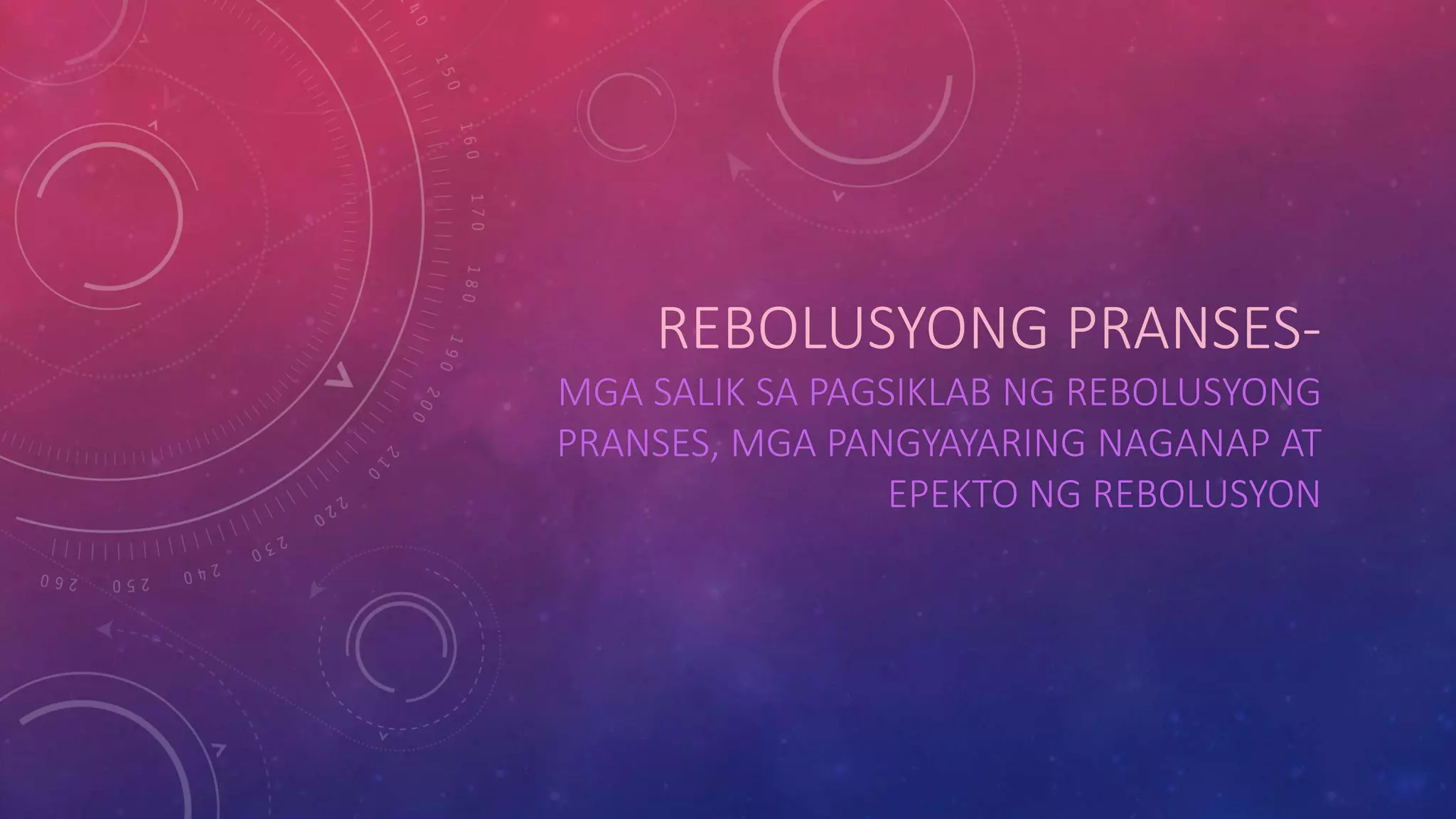 Rebolusyong Pranses | PPTX
