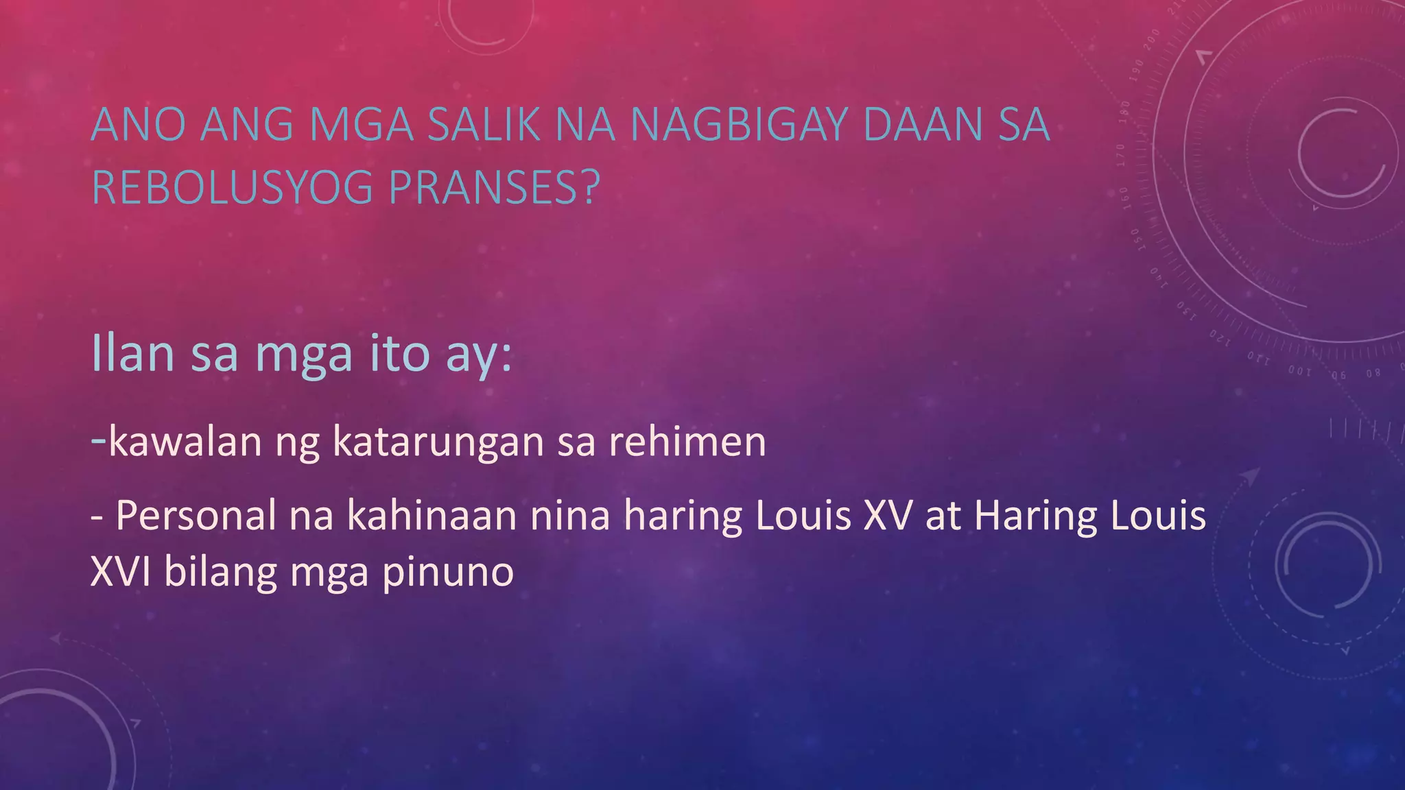 Rebolusyong Pranses | PPTX