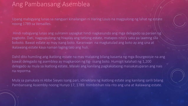 Rebolusyong Pranses | PPTX