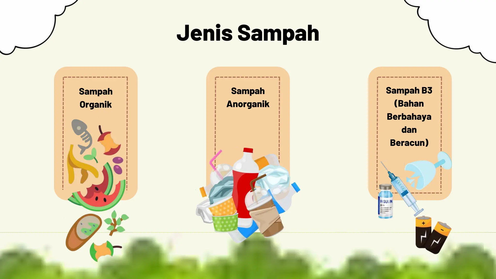 PENGERTIAN DAN JENIS-JENIS SAMPAH YANG ADA DISEKITAR | PPTX