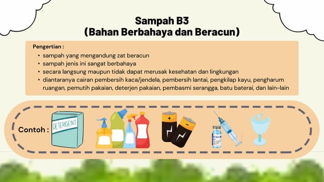 PENGERTIAN DAN JENIS-JENIS SAMPAH YANG ADA DISEKITAR | PPTX