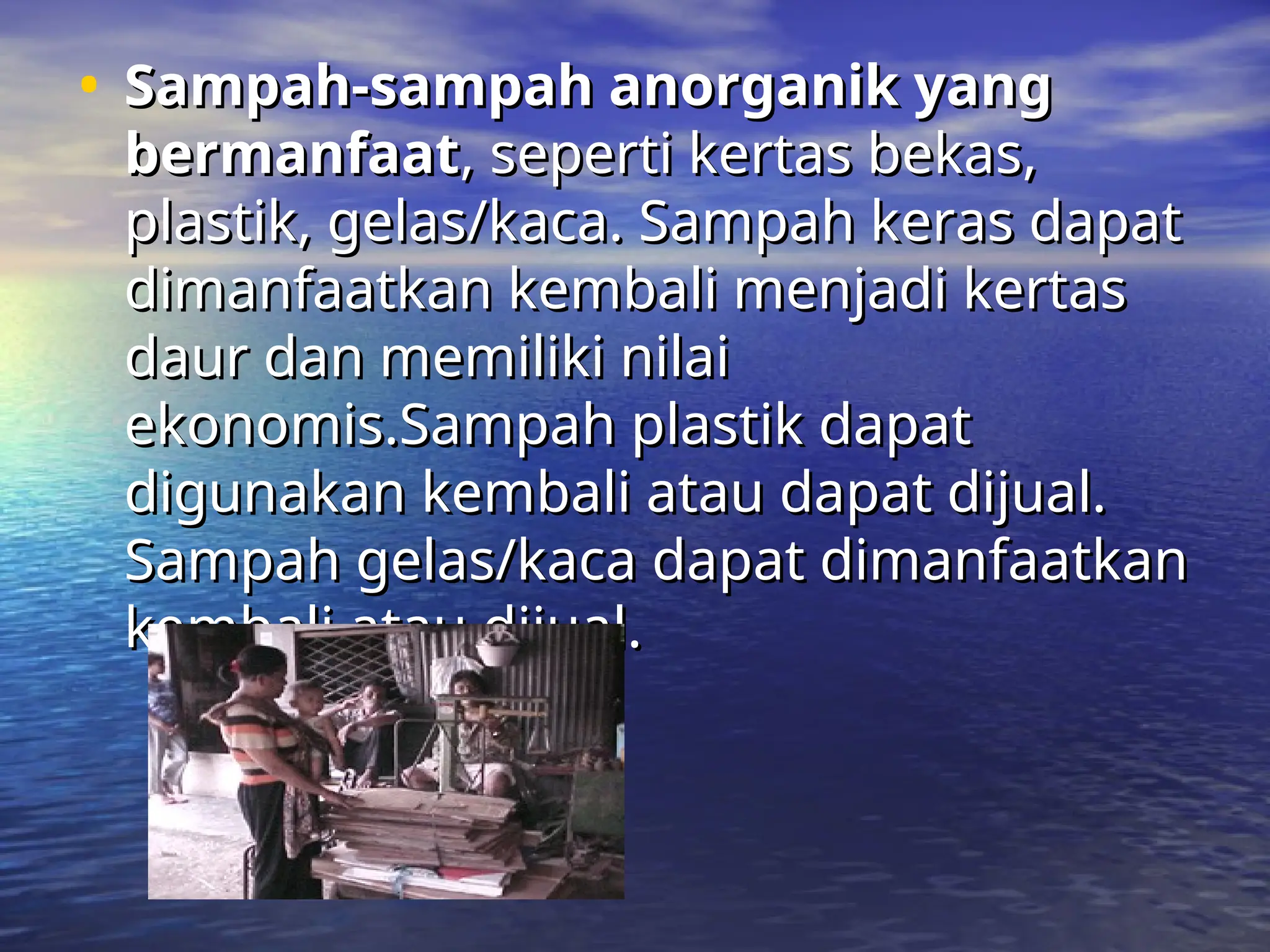 SAMPAH DAN SISTEM PENGELOLAANNYA SERTA JENIS SAMPAH | PPT