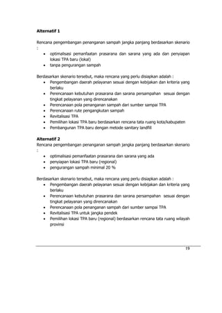 proses penyusunan perencanaan sistem pengelolaan persampahan | PDF