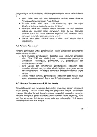 proses penyusunan perencanaan sistem pengelolaan persampahan | PDF